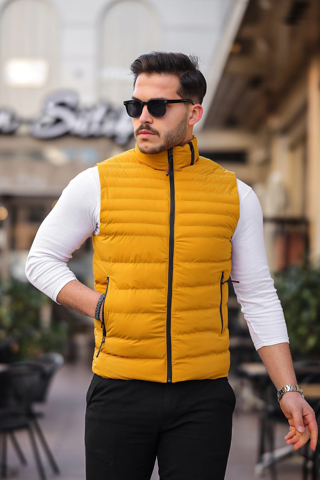 Muški prsluk - Žuti – mafimi.rs